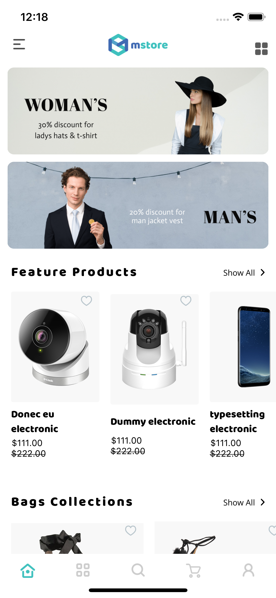 MStore Magento - the complete react native app for Magento 2 by InspireUI